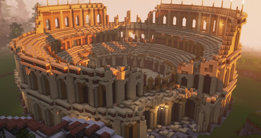 Minecraft Build Of The Colosseum