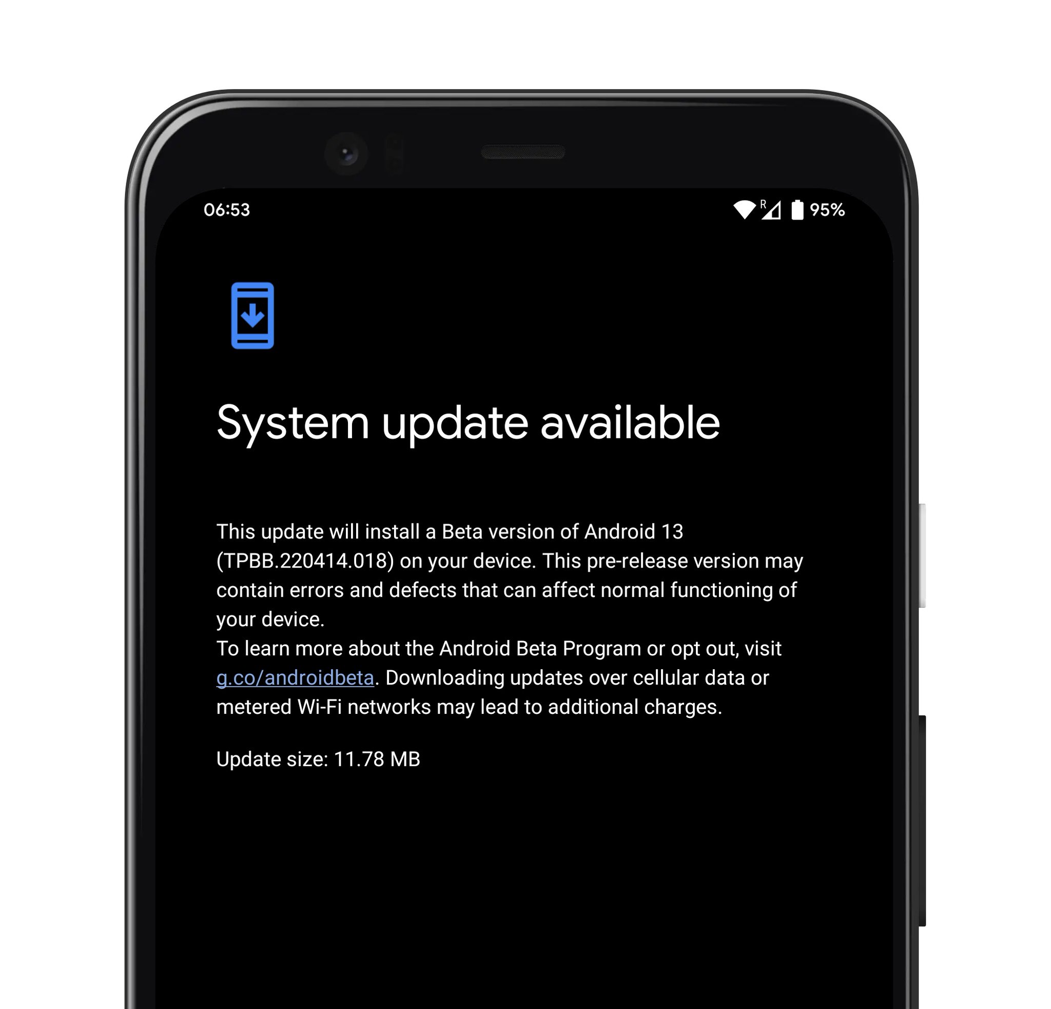 ahhhhfs on Twitter: "Android 13 beta update available 💥💥 https://t.co/RcmDSgLkuE" / Twitter