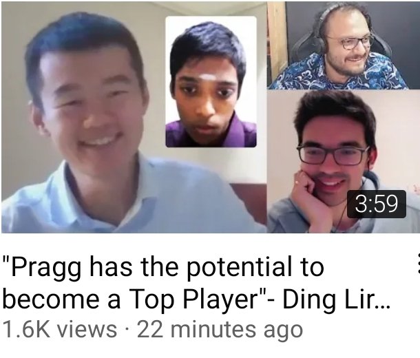 ChessBase India on Twitter: ""Praggnanandhaa has the potential to be a top player," says Ding ...
