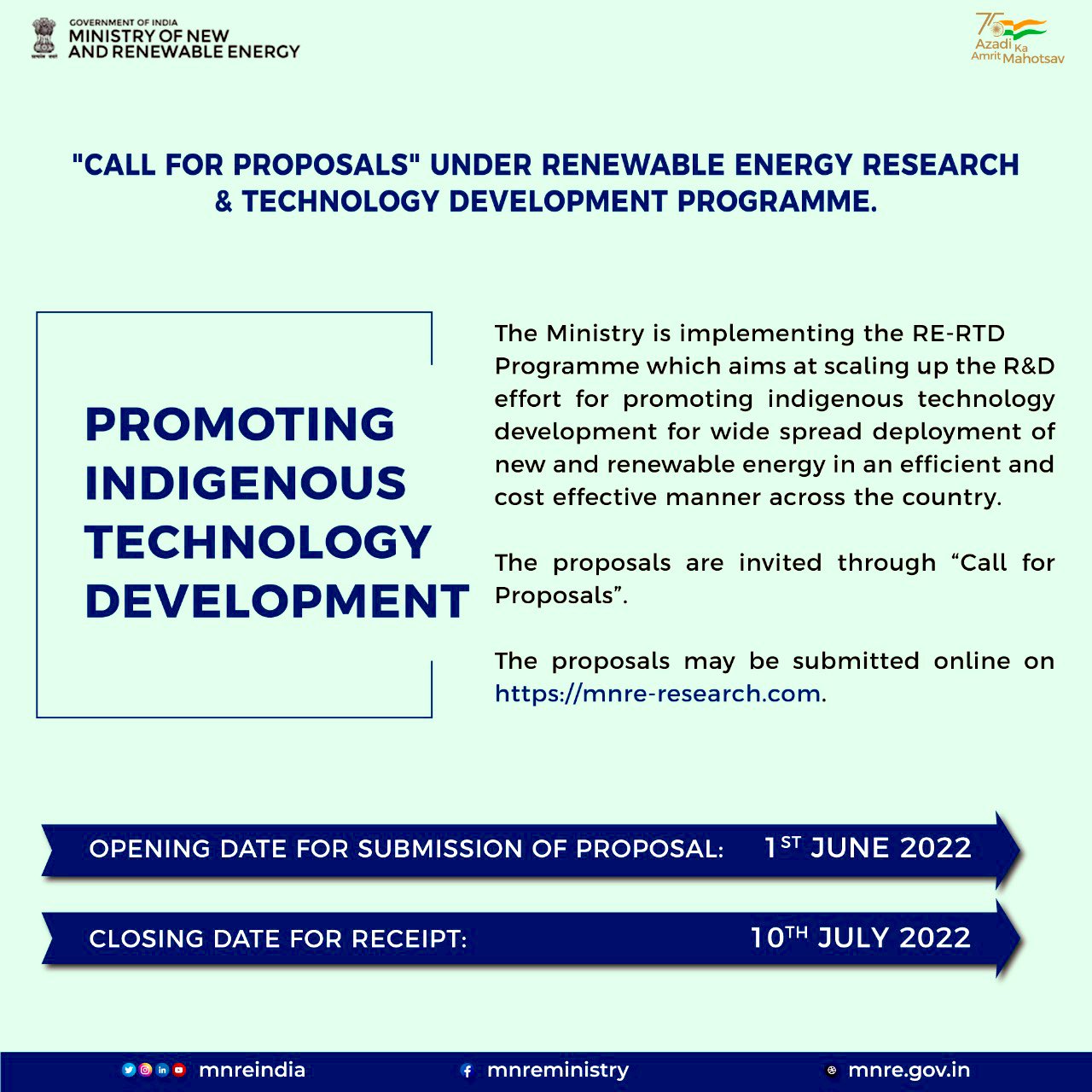 Ministry of New and Renewable Energy (MNRE) on Twitter: ".@mnreindia ...