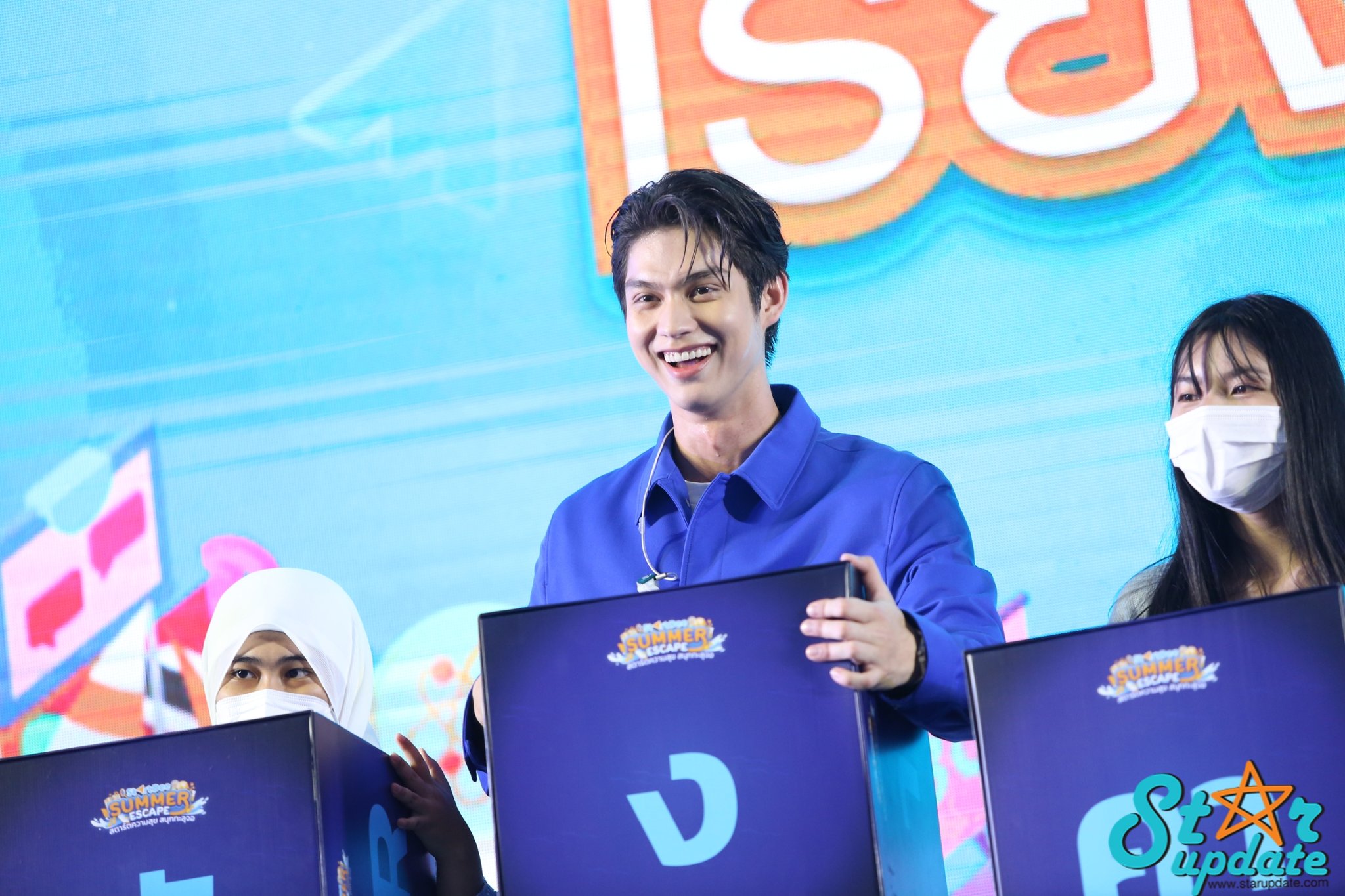 Starupdate.com on Twitter: "กัปตัน "พี่ไบร์ท" ร่วมเล่นเกมส์กับผู้โชคดี ในงาน StartDee Summer ...