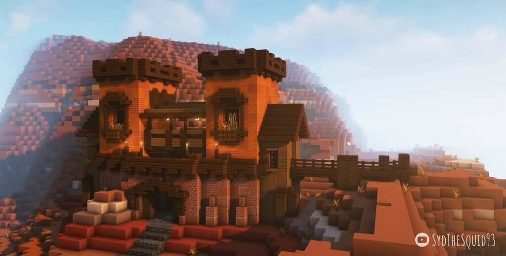 Minecraft Mesa House