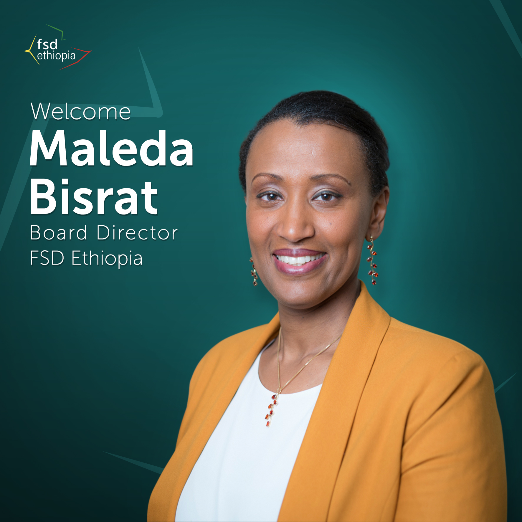 FSD Ethiopia on Twitter: "FSD Ethiopia is delighted to announce the appointment of Maleda Bisrat ...