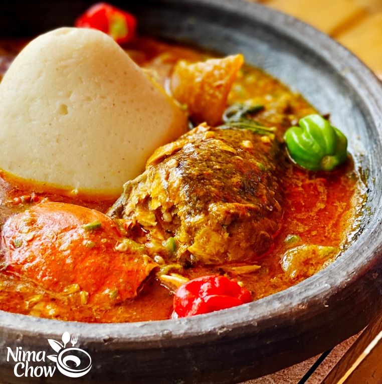 Banku And Groundnut Soup