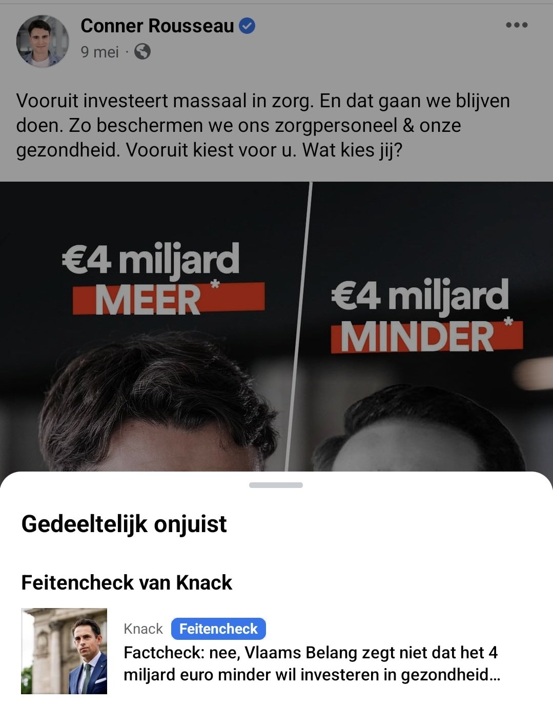 Sam van Rooy 🖤💛 on Twitter: "Als het goed is zeggen we het ook: 'Factcheck: nee, Vlaams Belang ...