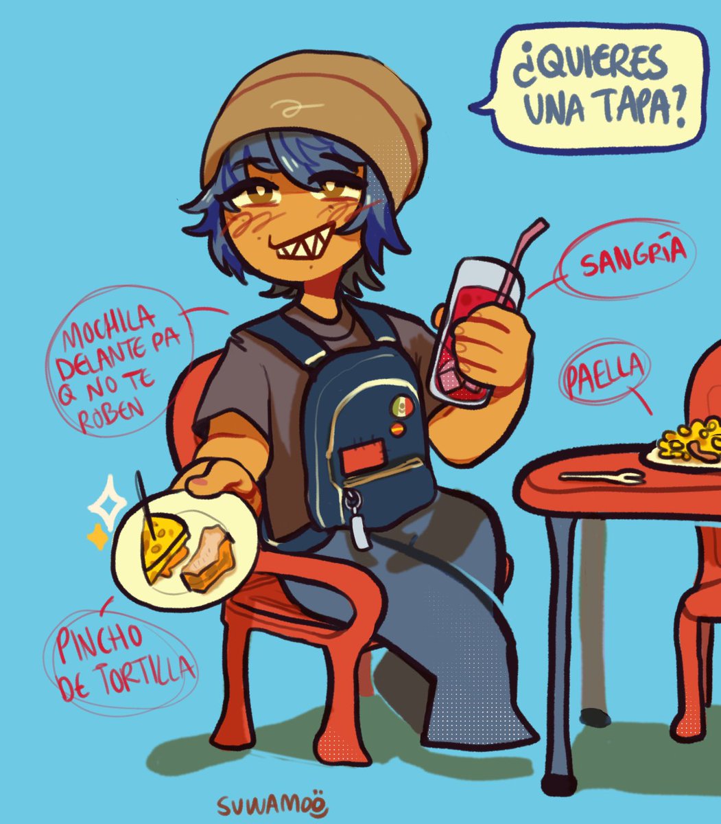 「quackity viviendo la full spanish experience #quackityfanart」🃏 suwa🩸🎰 ...