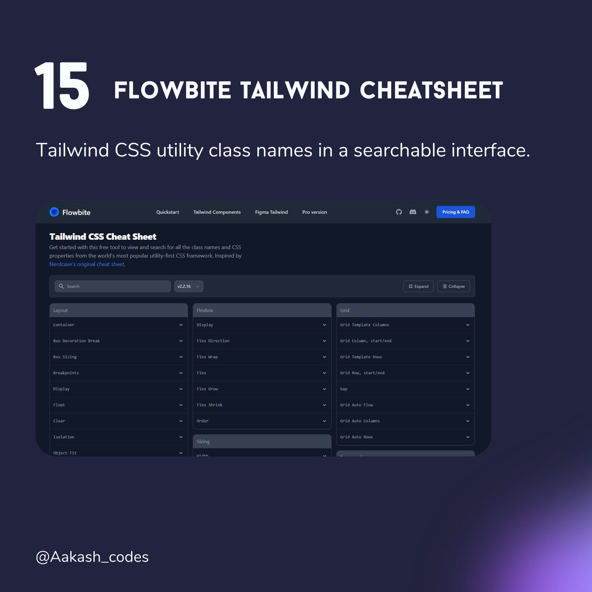 ⚡ TailwindCSS Amazing Resources⚡ A Thread 🧵⇩ - المسلسل من Aakash Rao @Aakash_codes - رتبها
