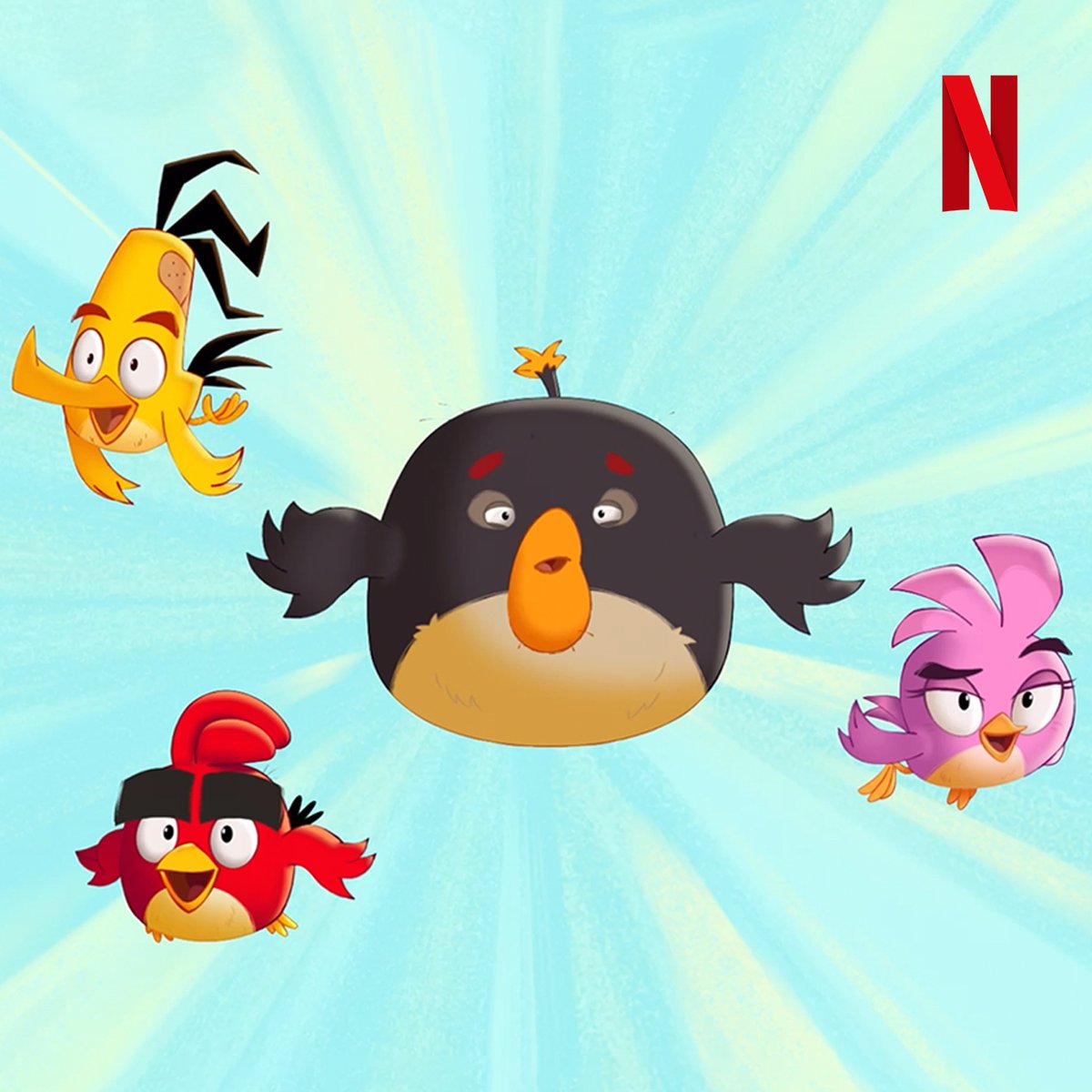 Angry Birds Red And Stella And Chuck