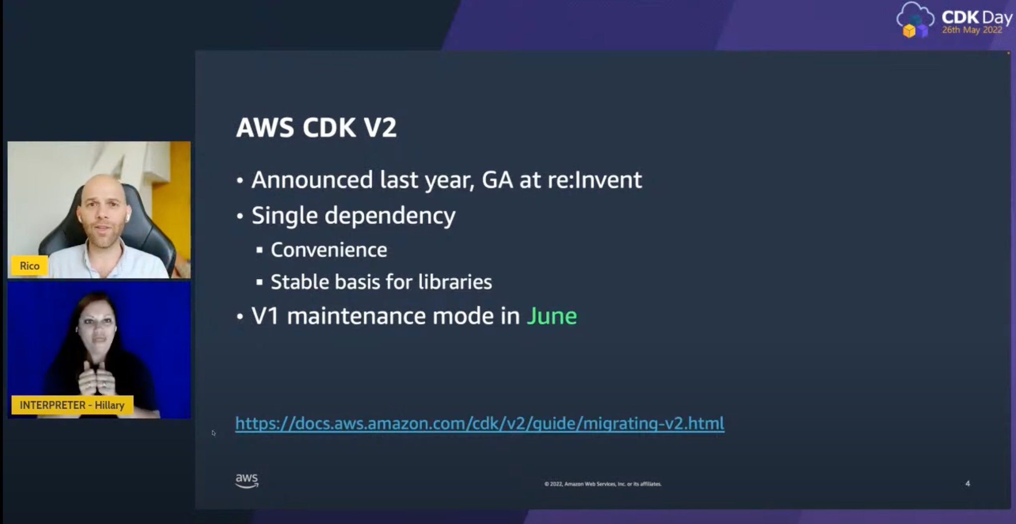 Pahud Hsieh on Twitter: "ICYMI. We are transitioning AWS CDK v1 to maintenance mode on June 1 ...
