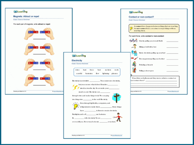 K5 Learning on Twitter: "Grade 3 students explore magnetism and ...
