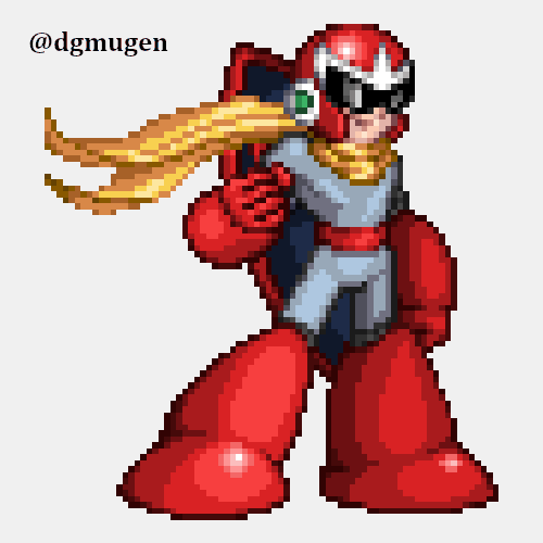 Protoman Pixel Art