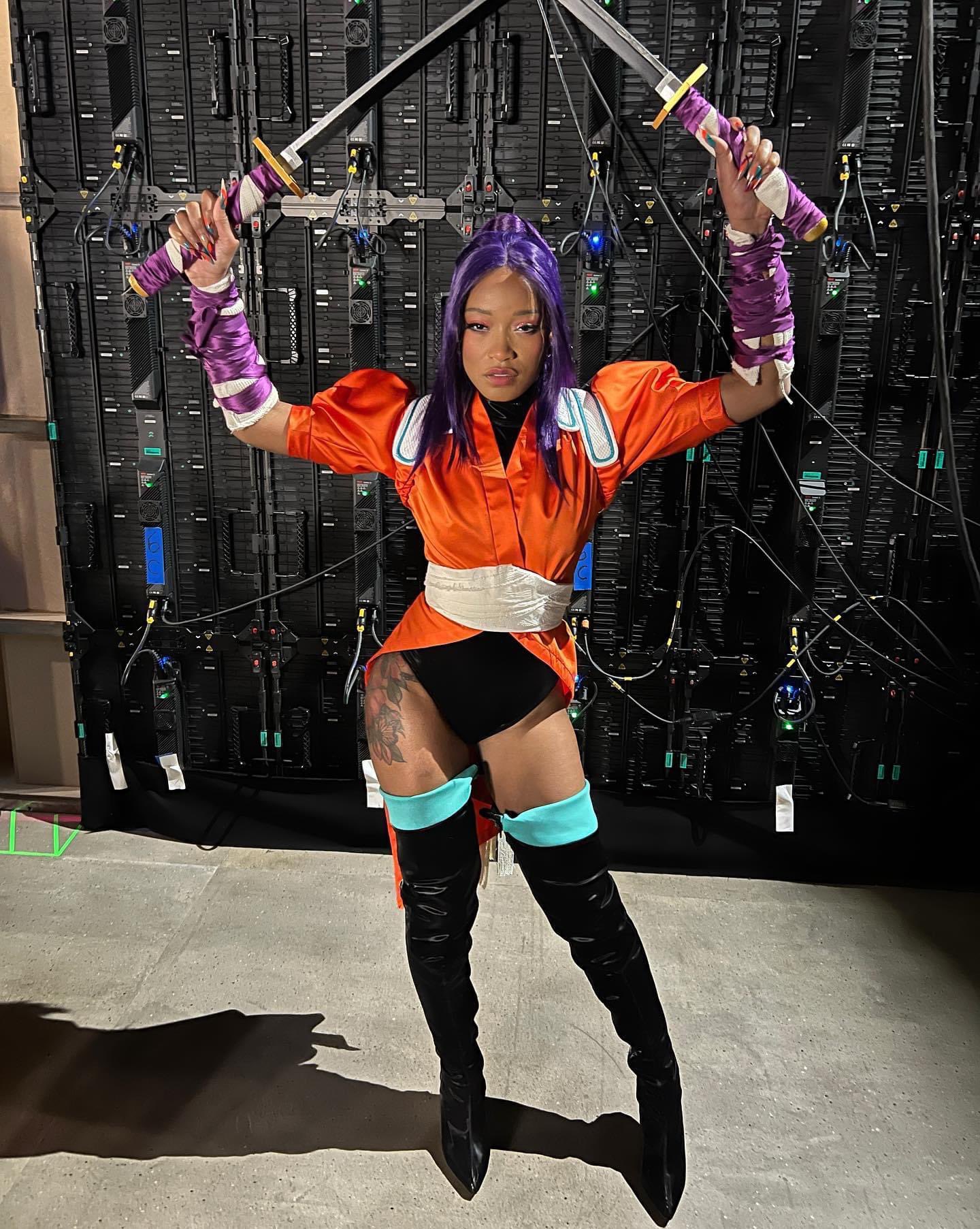 MEFeater Magazine on Twitter: ".@KekePalmer slayed her Yoruichi cosplay on #LegendaryMax https ...