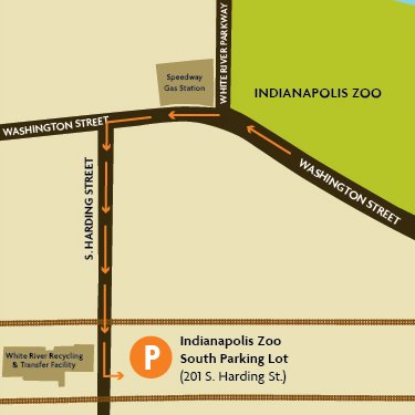 Indianapolis Zoo Map