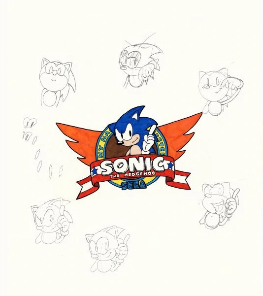 Sonic The Hedgehog Original Concept Art