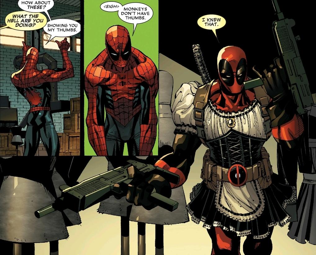 「to deadpool wearing a dress, just bc he feels like it😌👗 (a」 t⎊usl ♥️の漫画