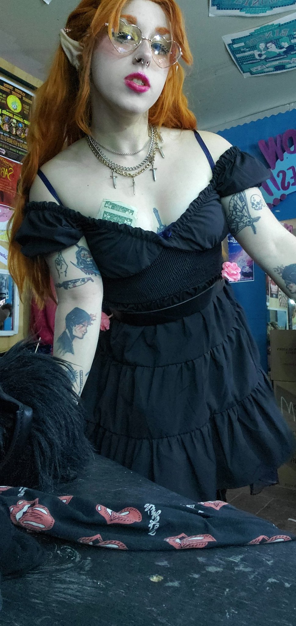 Tw Pornstars 1 Pic ☠ Kit Kendal 🎃🖤 Twitter Looking To Get Railed In This Cute Goth Sundress