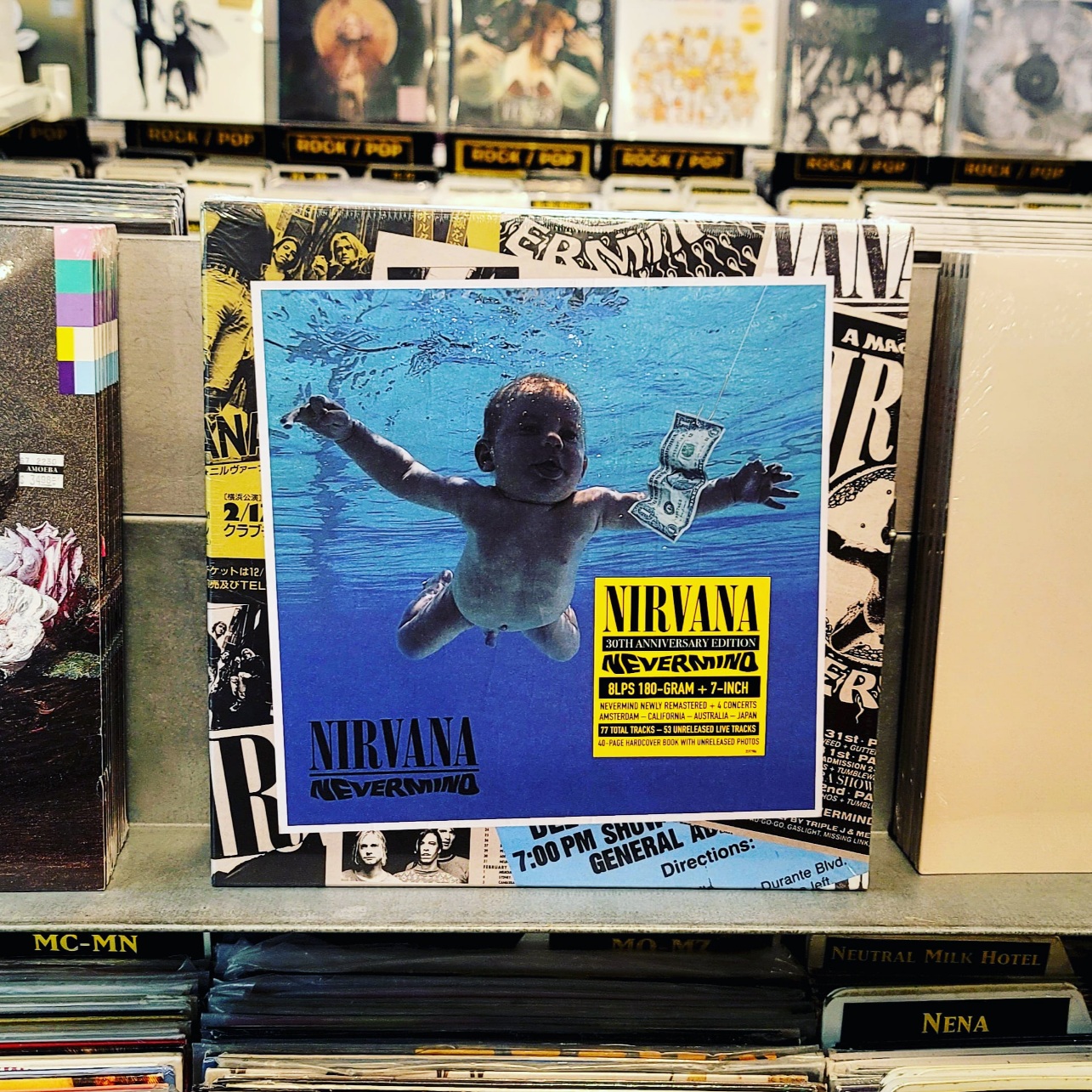 Nirvana Nevermind The Singles Album Cover Sticker, 40% OFF