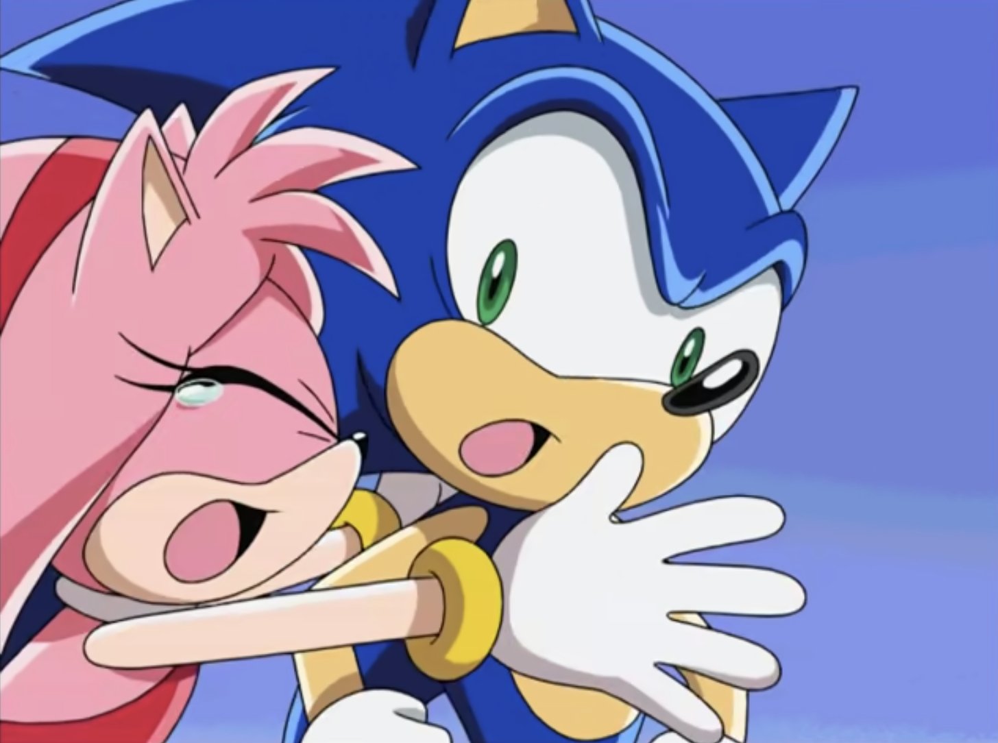 Sonic X Amy Crying