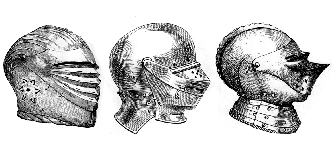 Knight Armor Helmet Drawing