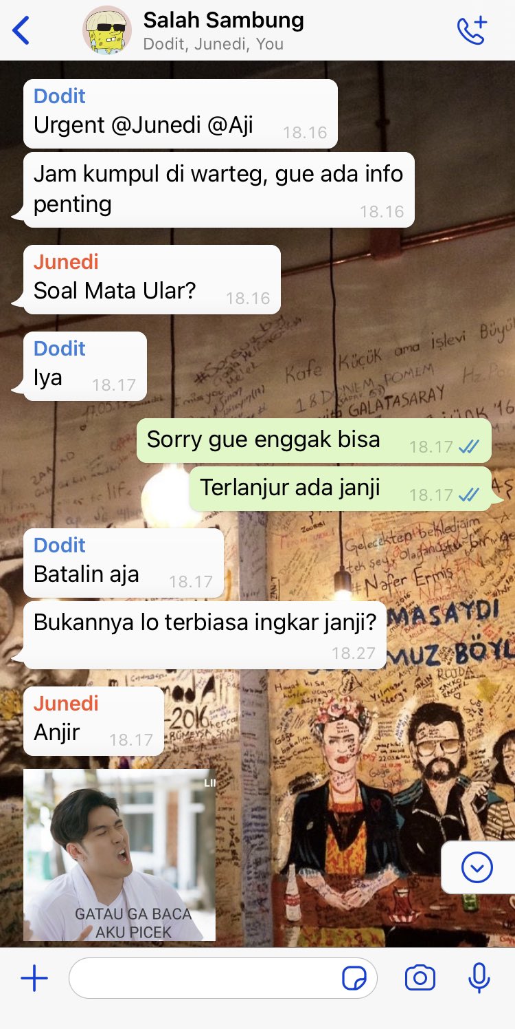 Tante Banana| Mas Aji🐝 on Twitter: "170. Janji Mas Aji https://t.co/X2hJ3u7XbR" / Twitter