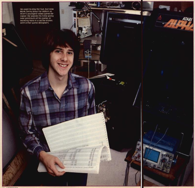 weirdo on Twitter: "mark cerny, video game designer, atari (1984) https://t.co/ndTYRVdU36 https ...