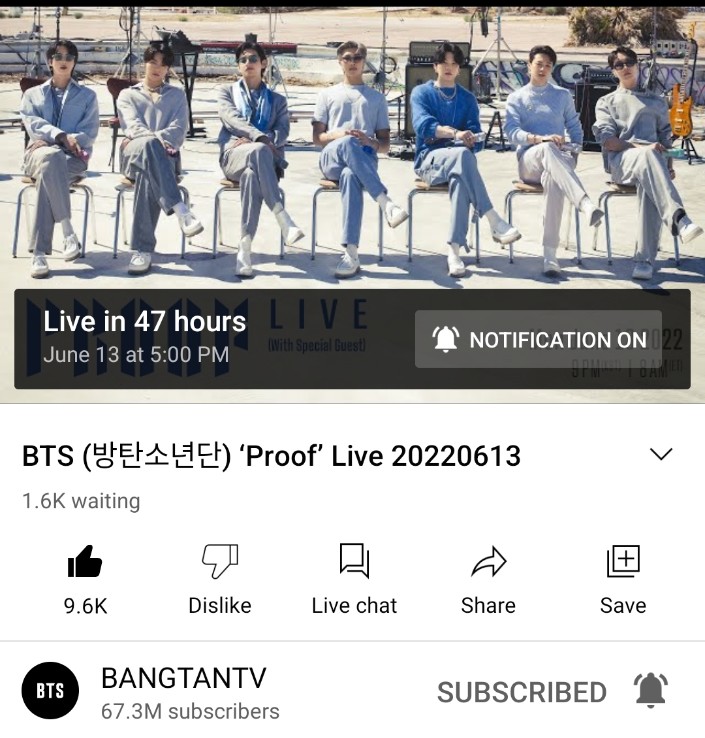 BTS Pak Official⁷l🇵🇰 on Twitter: "BTS 'PROOF' LIVE 🗓️ June 13, 2022 🕔 5 PM PKT 🇵🇰 (9 PM KST) 🔗 ...