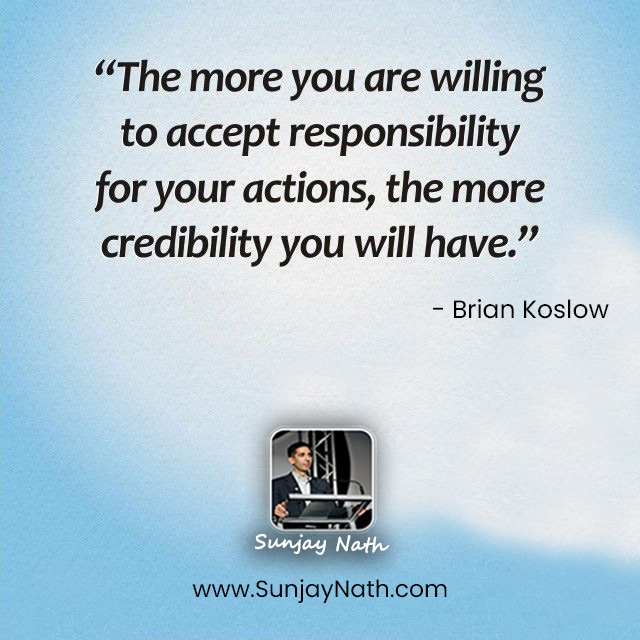 Take Responsibility For Your Actions Quotes