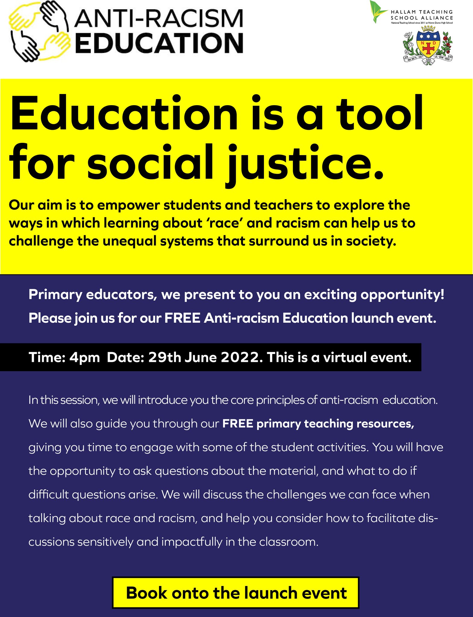 Anti-Racism Education on Twitter: "Calling all educators with strong ...