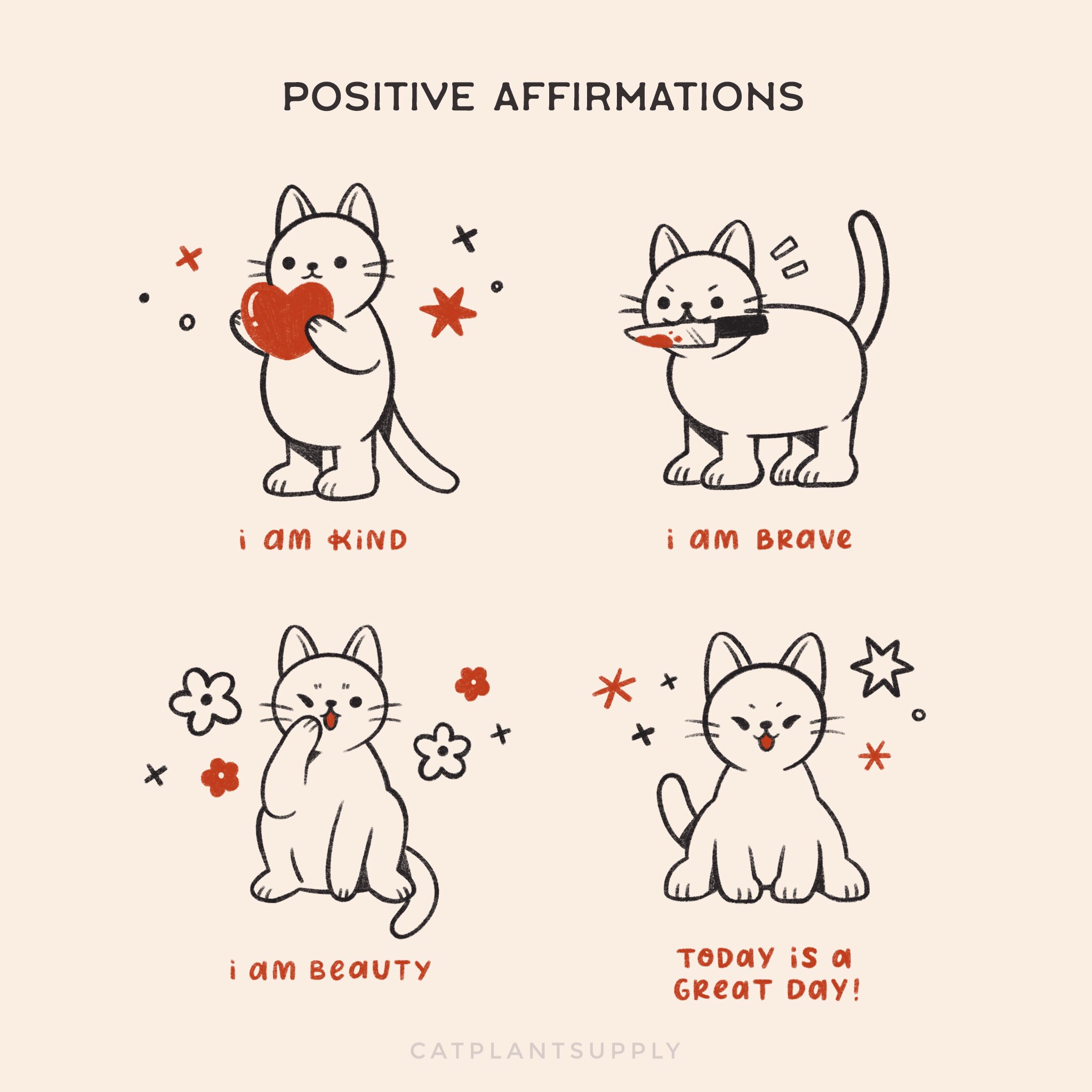 *. Cat Whisperer 🍀 .*･ﾟ⁣⁣⁣⁣⁣⁣⁣ on Twitter: "Positive affirmations to ...