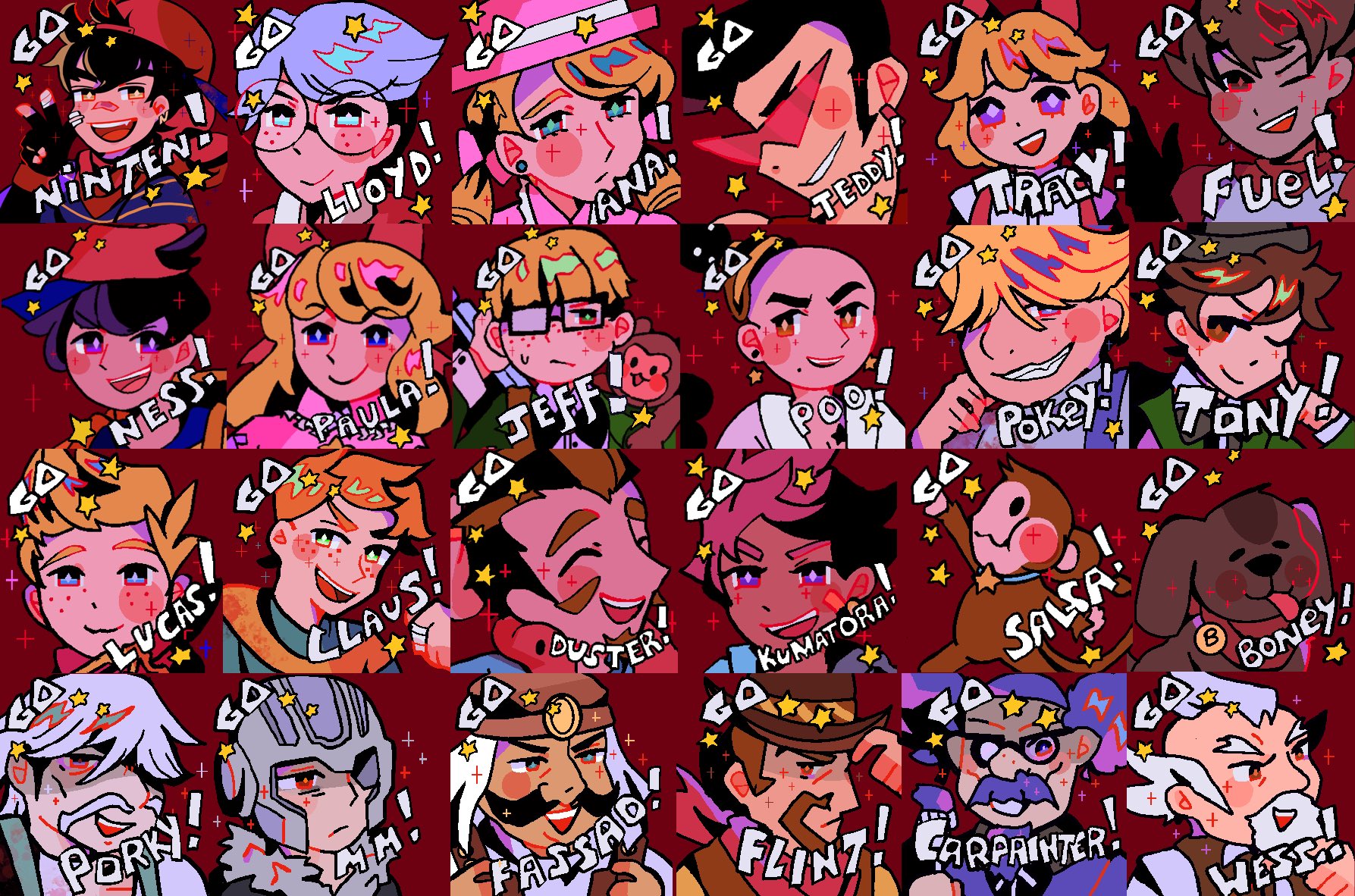 Earthbound Characters