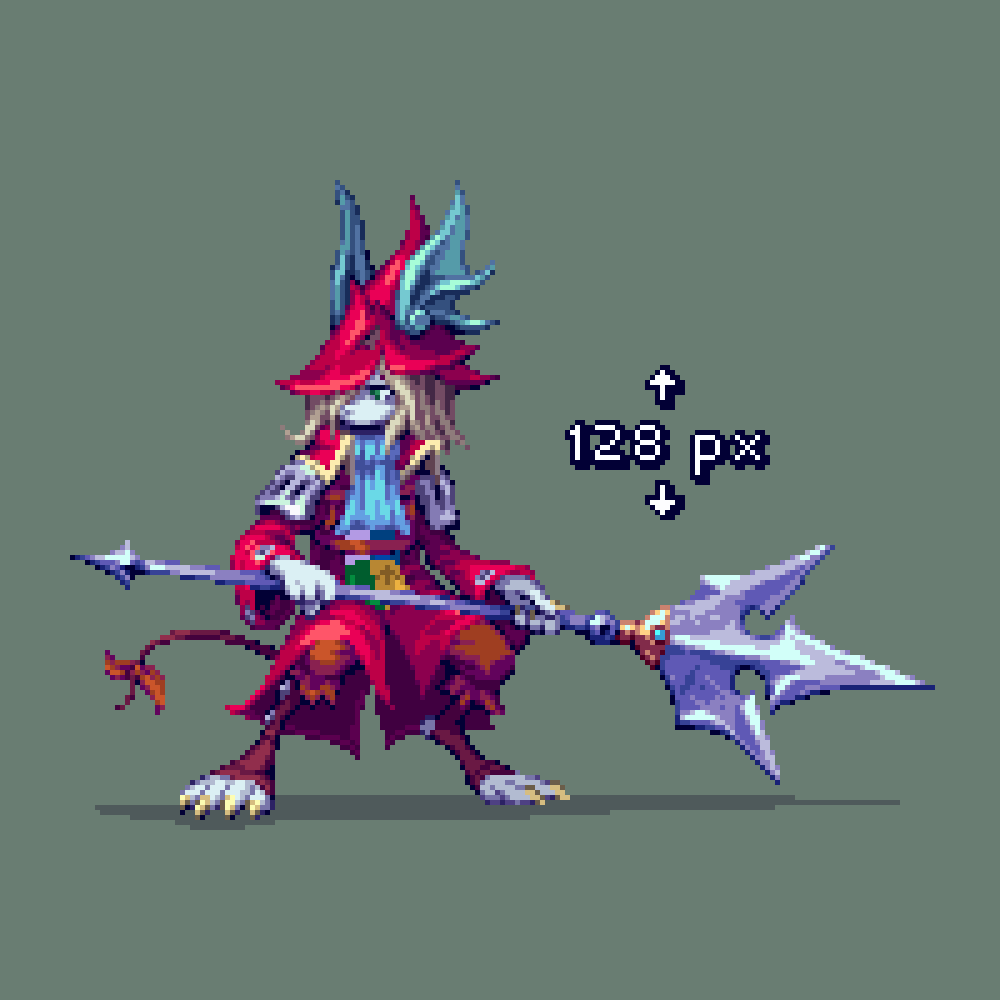 Omegachaino on Twitter: "Freya Crescent ,FF9 #pixelart #aseprite #finalfantasy https://t.co ...