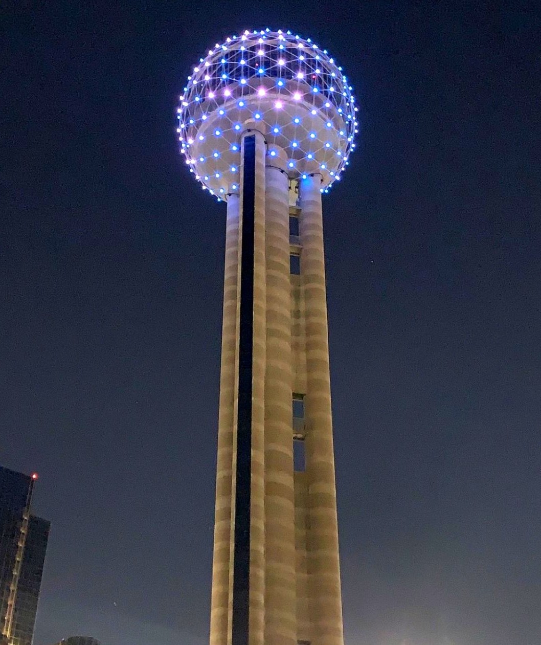 Reunion Tower At Night