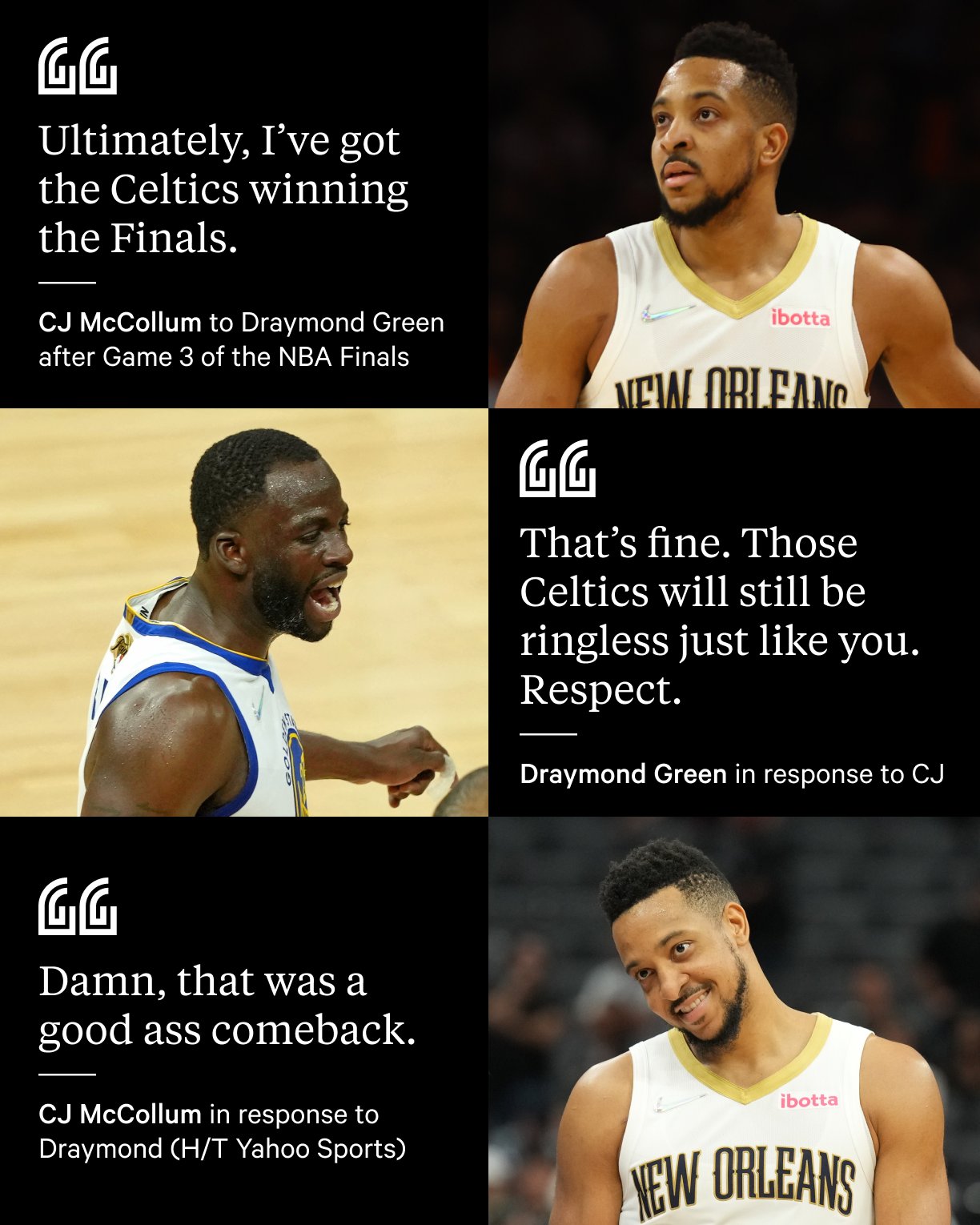 Cj Mccollum Memes Courtside Buzz على X: "The Best Photo You'll See