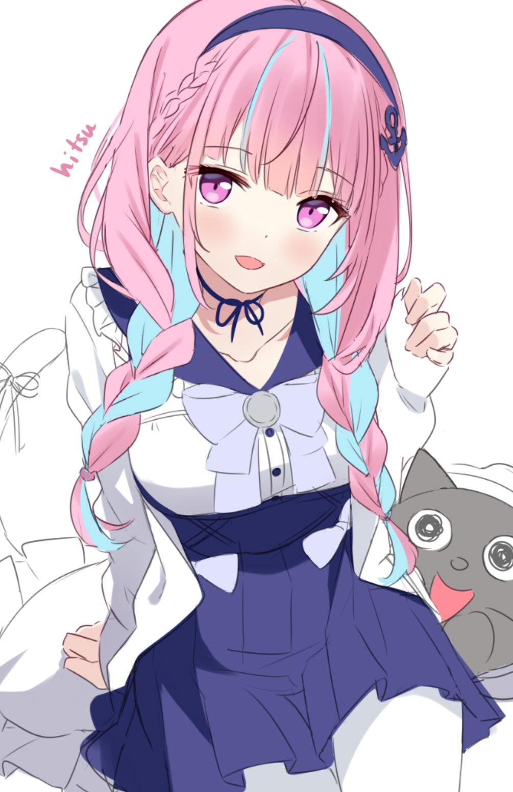 Hitsu on Twitter: "Aqua sketch :3 https://t.co/MuL3NeJ5U8" / Twitter