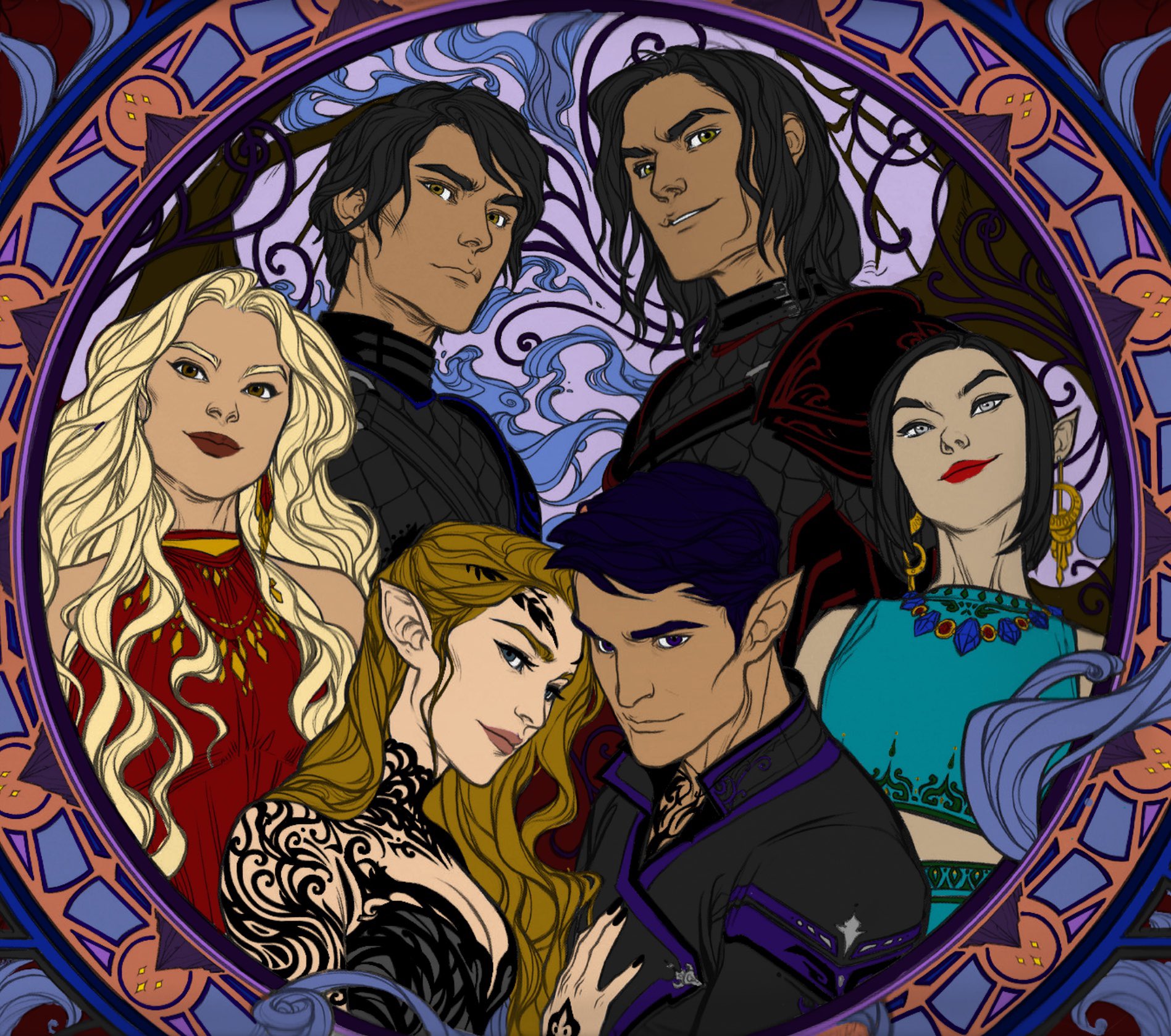 Acotar Coloring Book Pages