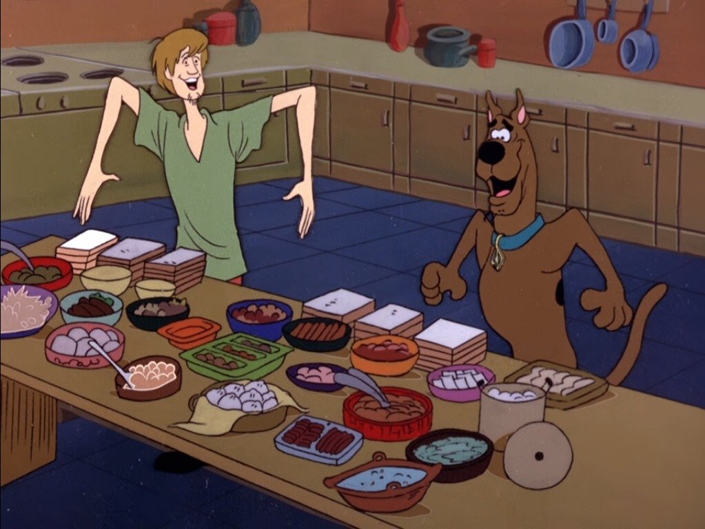 Scooby Doo Eating