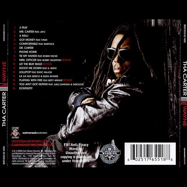 Tha Carter 1 Album Cover