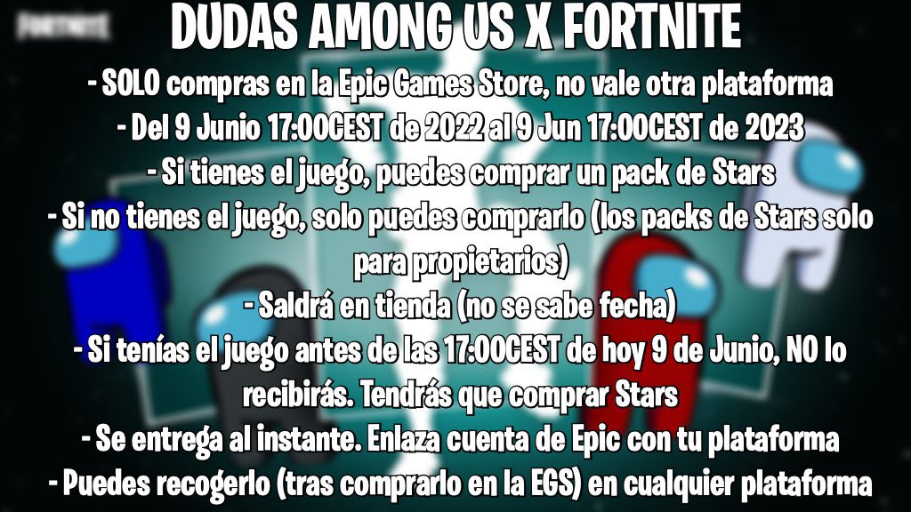 Infopico Fortnite⛏ On Twitter Recuerdo Que Quedan 4 Horas Para Que