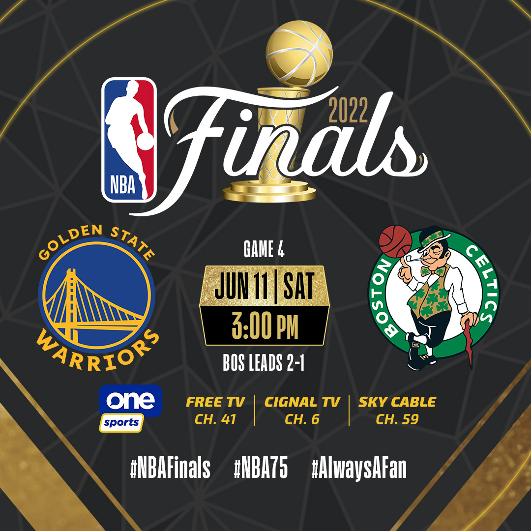 One Sports on Twitter: "2021-22 #NBA75 Finals Game 4: Golden State Warriors vs. Boston Celtics ...