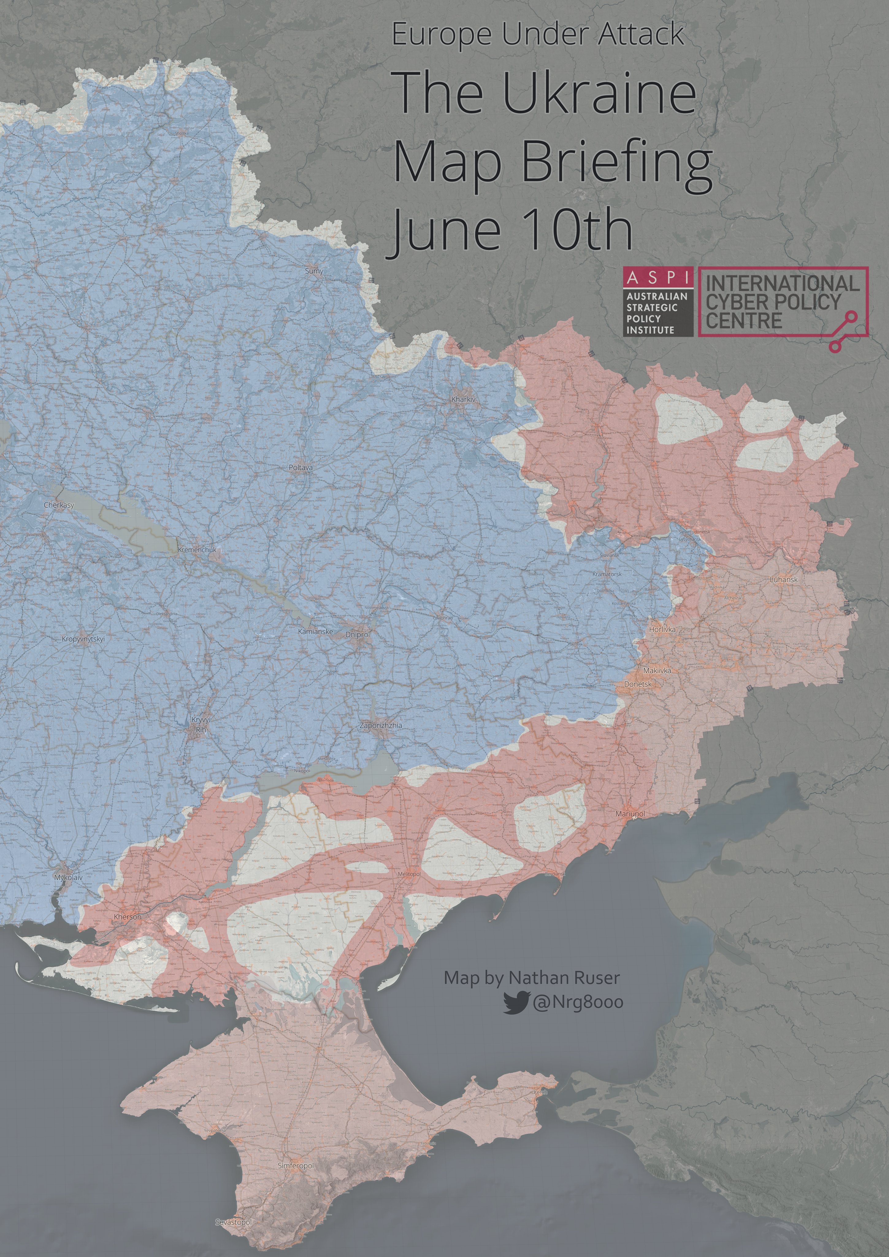 Oryx on Twitter: "RT @Nrg8000: Putin's War -- The Ukraine Map briefing for June 10th. Few ...