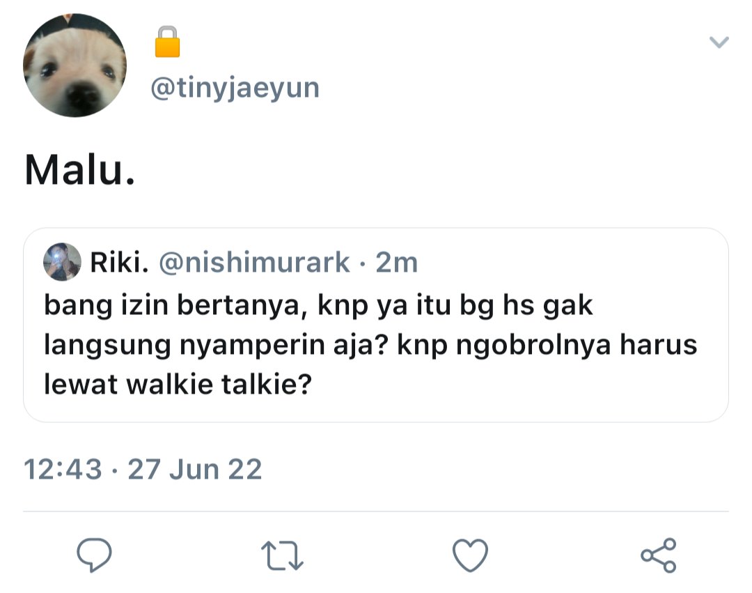 ً on Twitter: "ada yang menanggapi pertanyaan warga lewat priv acc ...