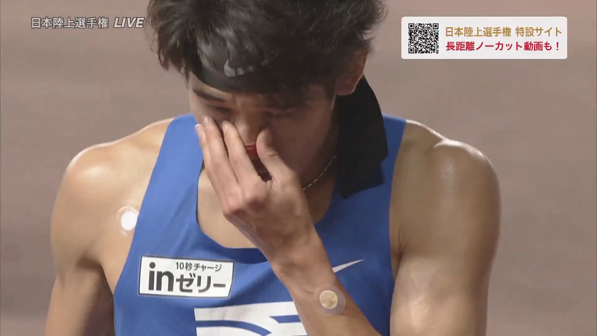 Nhkスポーツ On Twitter 【速報動画】 男子1500m 決勝 大学生の 飯澤千翔 選手が優勝🥇 ゴール後には喜びの涙も 陸上 日本選手権 第2日🏃♂️🏃♀️ 📺