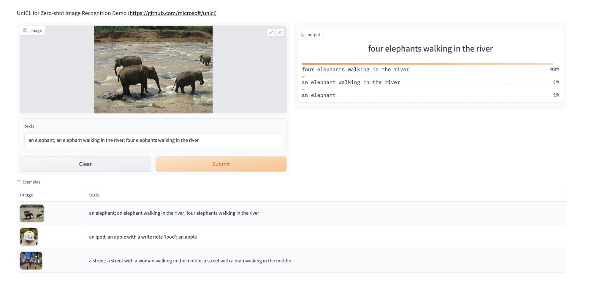 AK on Twitter: "a @Gradio Demo for Unified Contrastive Learning in Image-Text-Label Space on ...