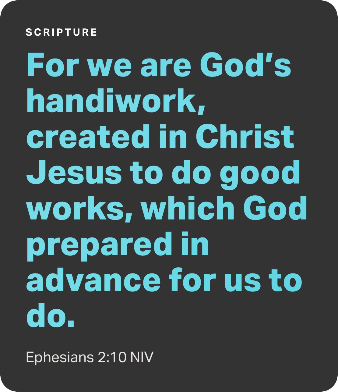 Ephesians 2 10