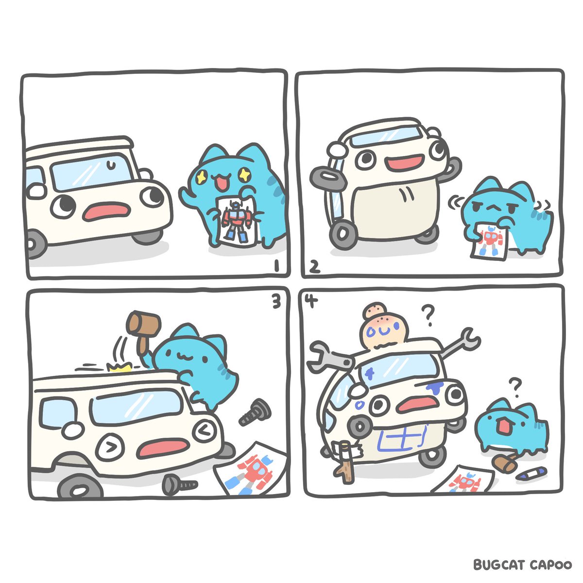 Bugcat Capoo (@bugcat_capoo_tw) さんのイラスト・マンガ作品まとめ (34 件) - Twoucan