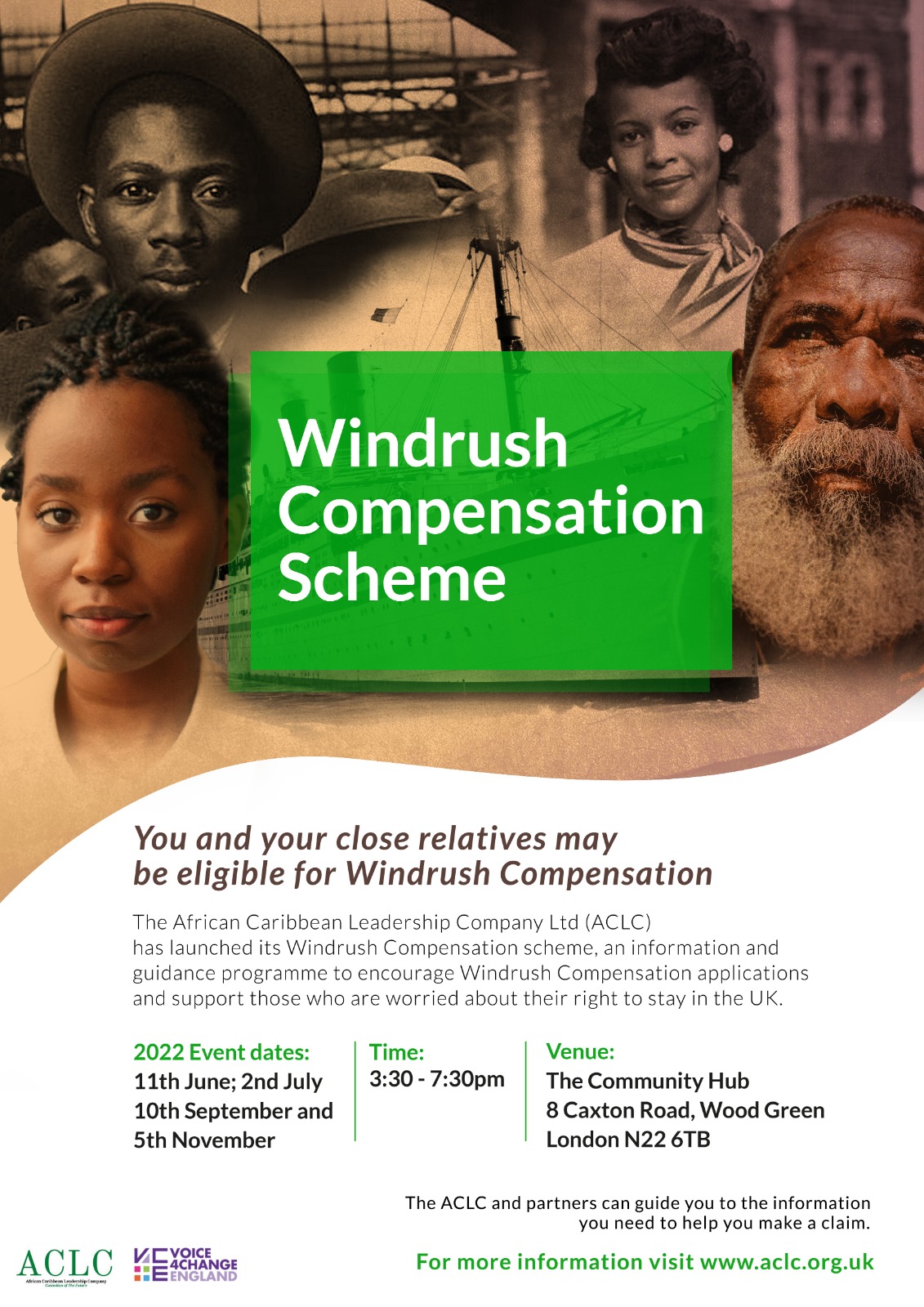 TheCommunityHub-Haringey on Twitter: "Please see the information below about the Windrush ...