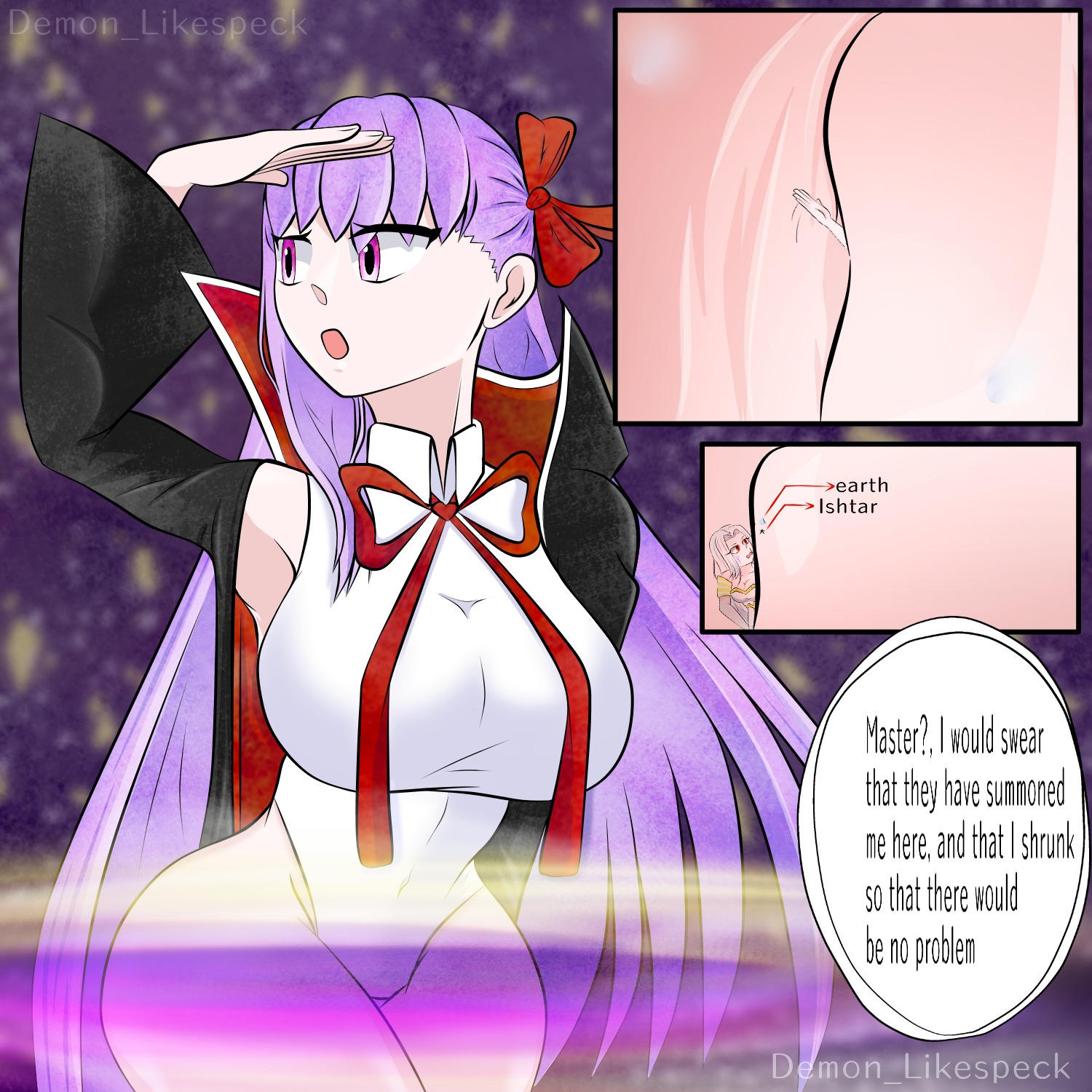 micro Demon (commisions open) on Twitter: "It is the end of this period of Size Fate, with the ...