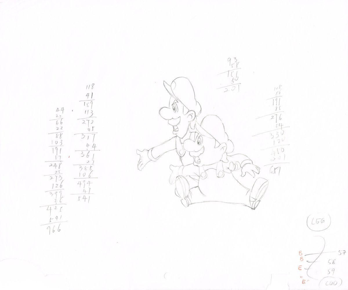 「Super Mario World Animation Layout of Mario and Luigi from e ...