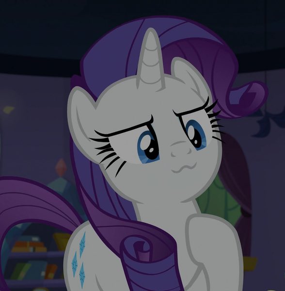 Rarity Sad Face