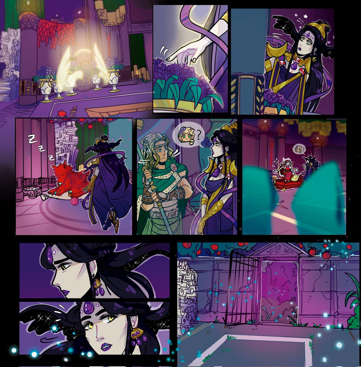 「I can post now my Nyx and Persephone com」|Lini🌙の漫画